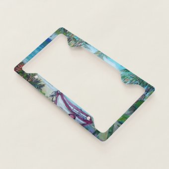 Fiji Island - License Plate Frame | Zazzle