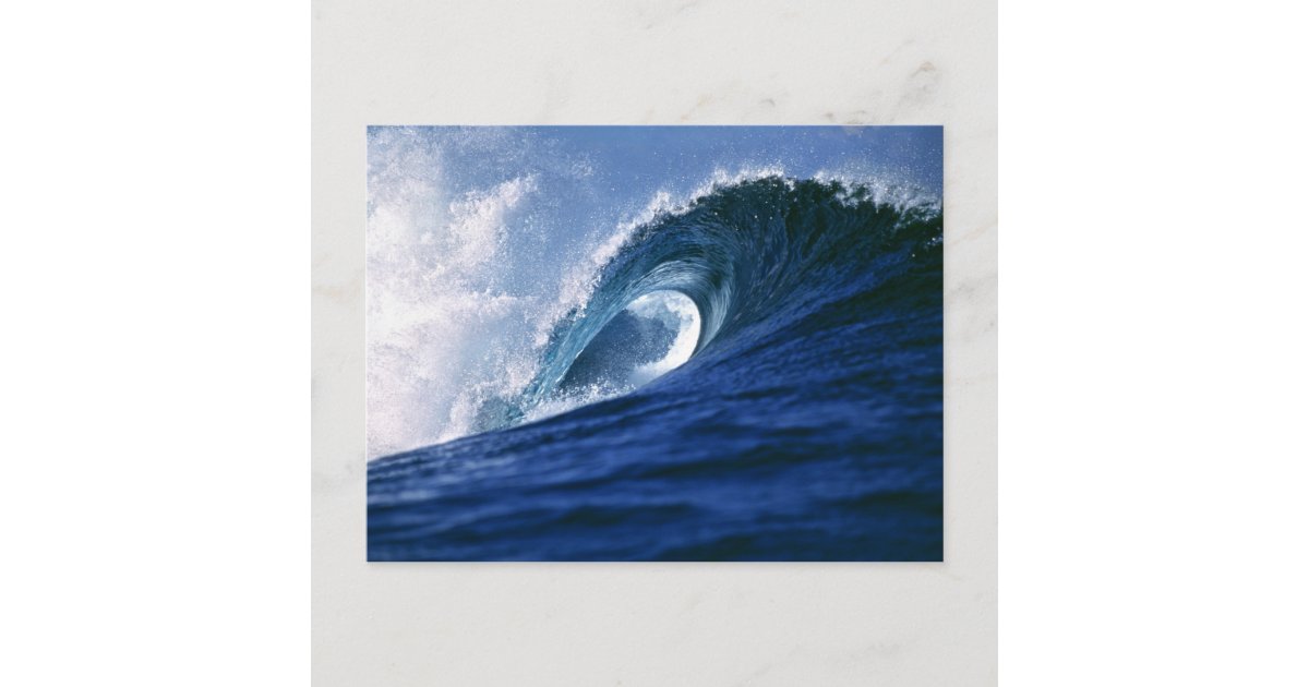 Fiji Islands, Tavarua, Cloudbreak. A wave Postcard | Zazzle