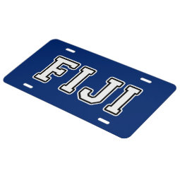 Fiji License Plate | Zazzle