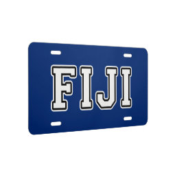 Fiji License Plate | Zazzle