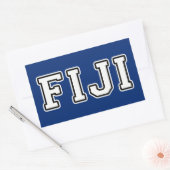 Fiji Rectangular Sticker | Zazzle