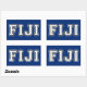 Fiji Rectangular Sticker | Zazzle