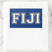 Fiji Rectangular Sticker | Zazzle