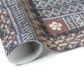 Fiji Tapa Cloth Print Wrapping Paper | Zazzle