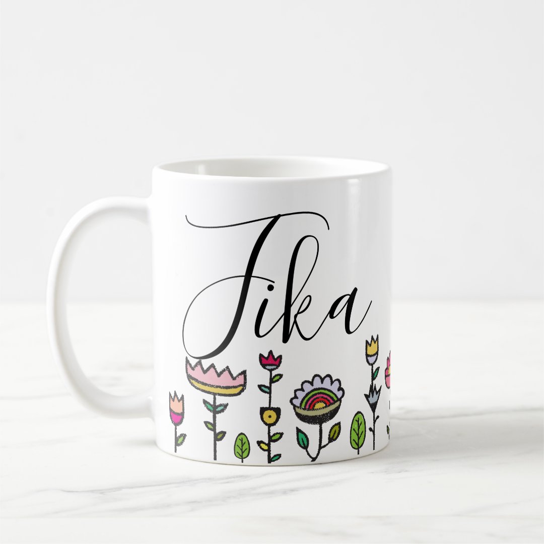 Fika in the Happy Garden Coffee Mug | Zazzle