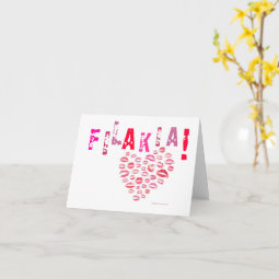 Filakia! (kisses) Greek Card | Zazzle