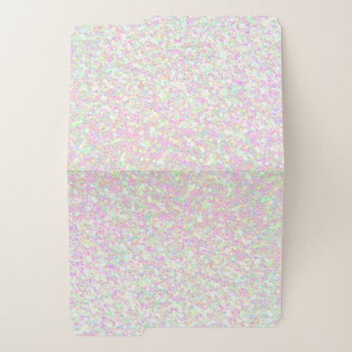 File Folder Set - Iridescent Sparkling Glitter | Zazzle