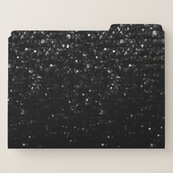 File Folders Black Crystal Bling Strass | Zazzle
