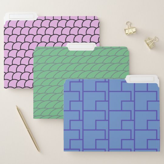 File Folders - Tiled Shapes | Zazzle.com