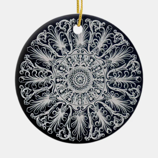 Filigree Victorian Medallion Ornament | Zazzle
