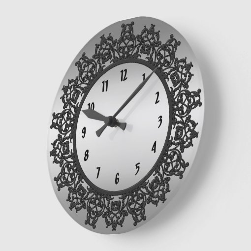 Filigree Wall Clock | Zazzle