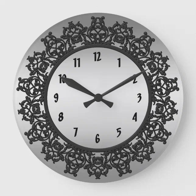 Filigree Wall Clock | Zazzle
