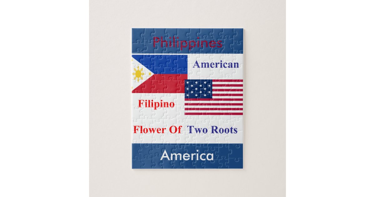 Filipino-American Jigsaw Puzzle | Zazzle