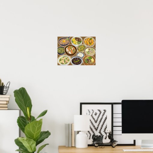 Filipino Dishes / Pinoy Food Ulam Poster | Zazzle