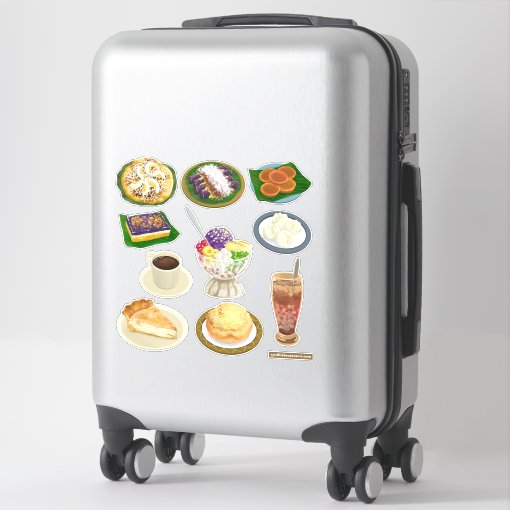 Filipino Food / Pinoy Snacks and Desserts Sticker | Zazzle