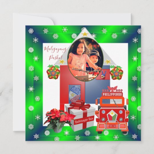 Filipino Kids, Philippines Family Christmas Card | Zazzle.com