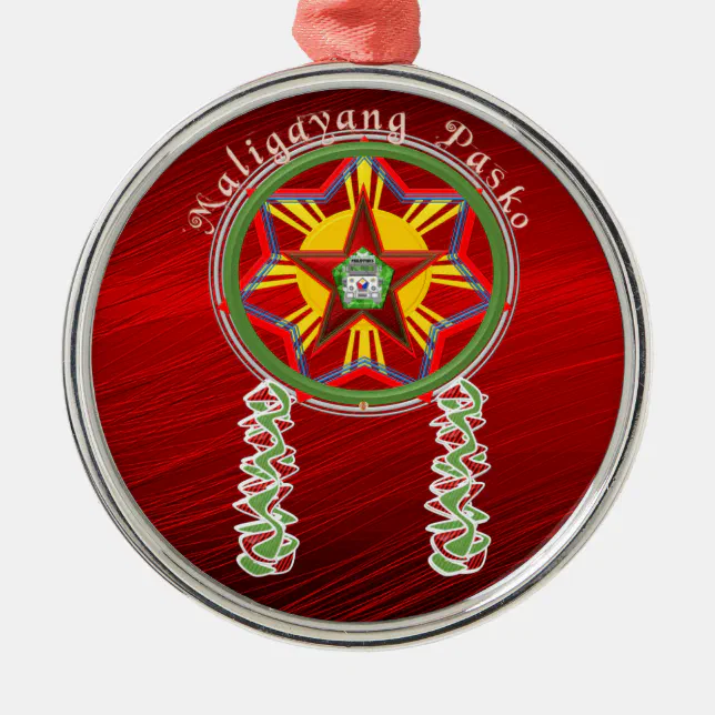 Filipino Parol, Jeepney, Philippines' Flag Metal Ornament | Zazzle