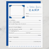 Fill in Camp Letter Camp Stationery | Zazzle