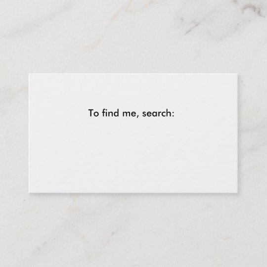 Fill in the blank business card. business card | Zazzle.com