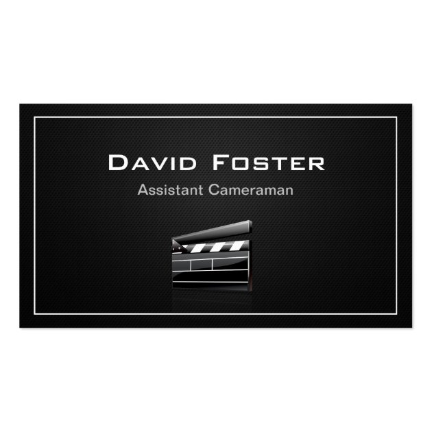 Film Assistant Cameraman Director Business Cards