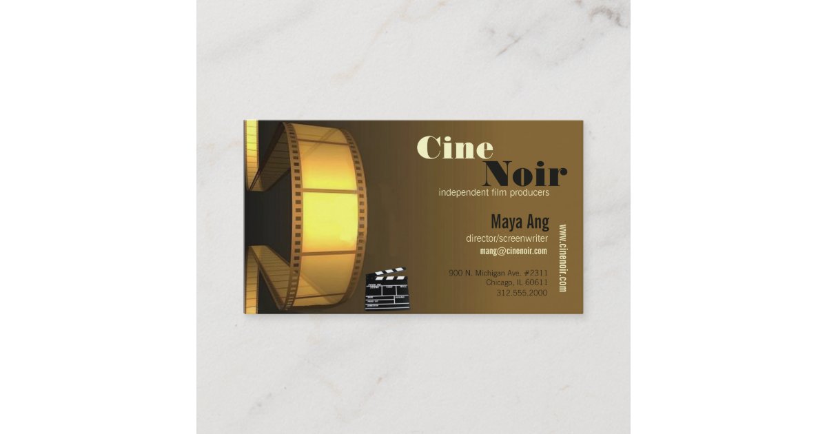 film business card | Zazzle