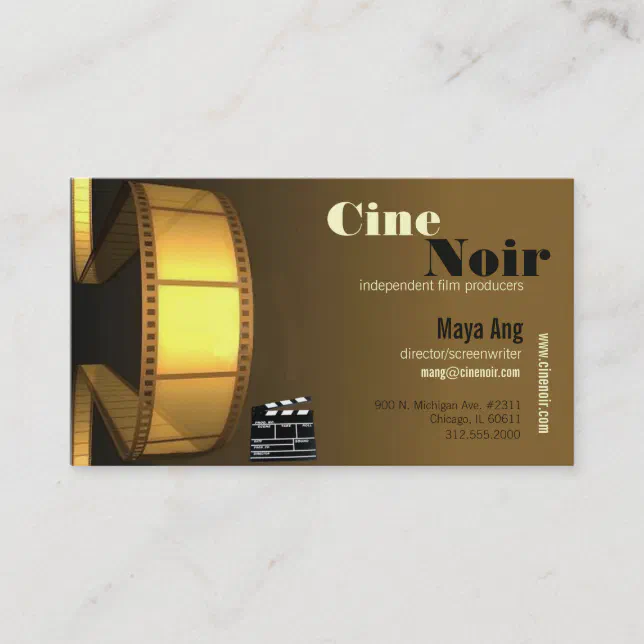 film business card | Zazzle