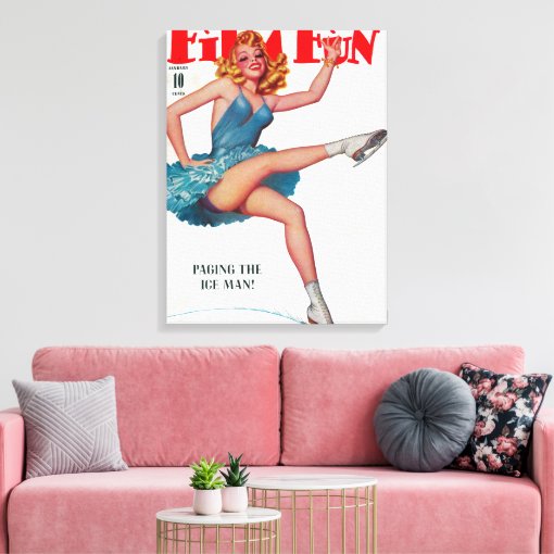Film Fun Magazine Cover 5 Canvas Print | Zazzle