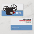 Film maker/director/Movie maker business cards | Zazzle