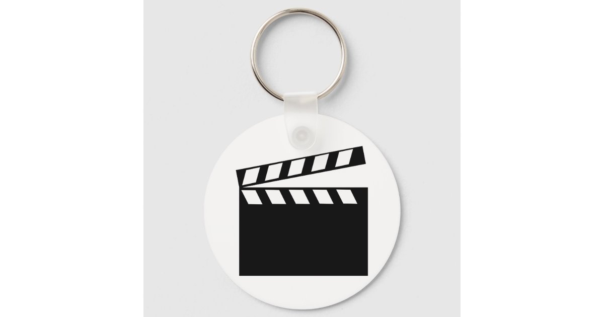 Film Movie Clapper Keychain | Zazzle