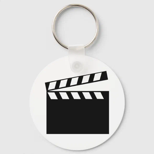 Film Movie Clapper Keychain | Zazzle