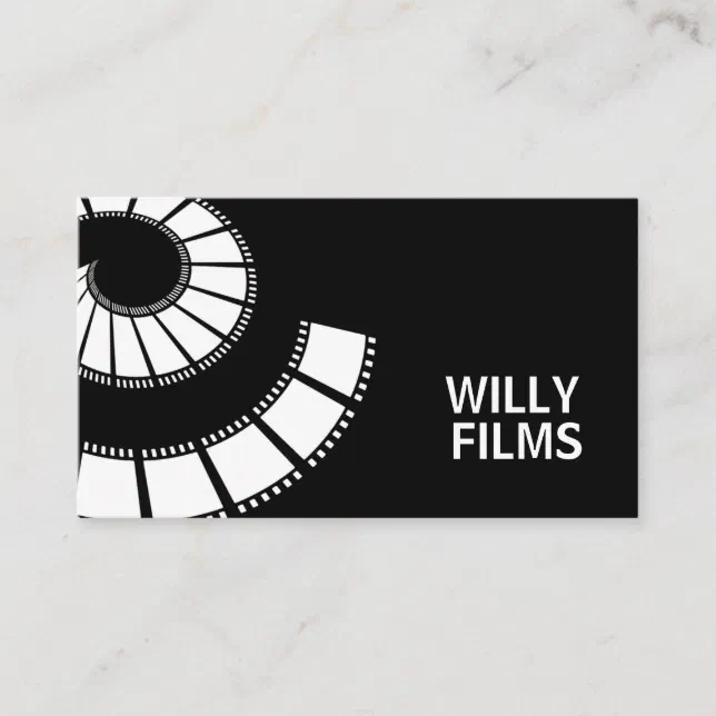 Film Movie Maker Director Videographer Business Card | Zazzle