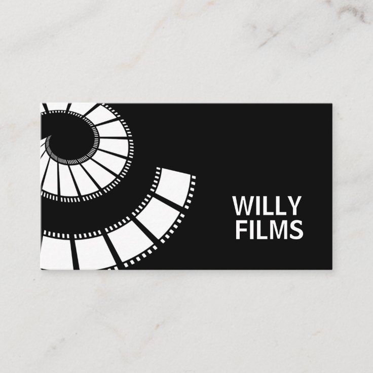Film Movie Maker Director Videographer Business Card | Zazzle