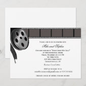 Film Reel in Black and White Party Invitation | Zazzle