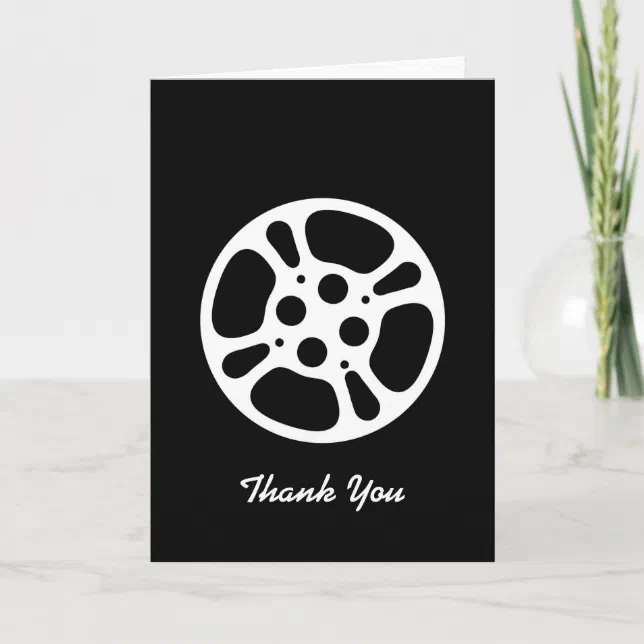 Film Reel / Movie Reel Thank-You Card | Zazzle