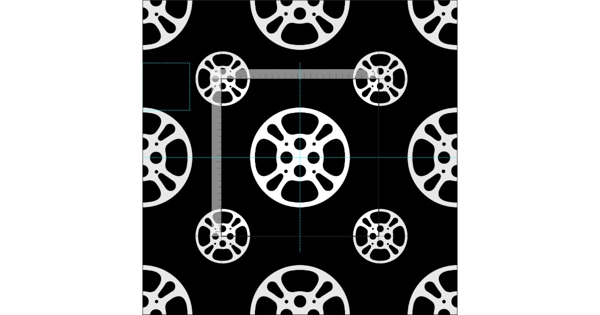 Film Reel Pattern Fabric | Zazzle