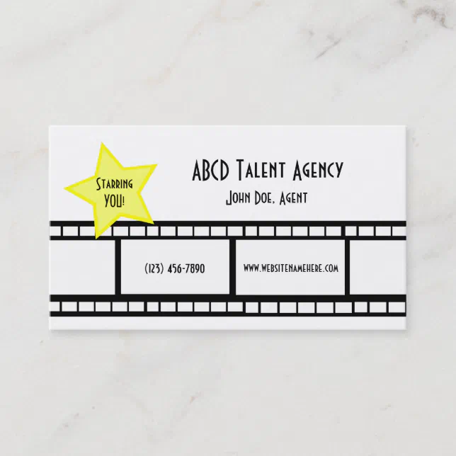 Film Strip Business Card | Zazzle