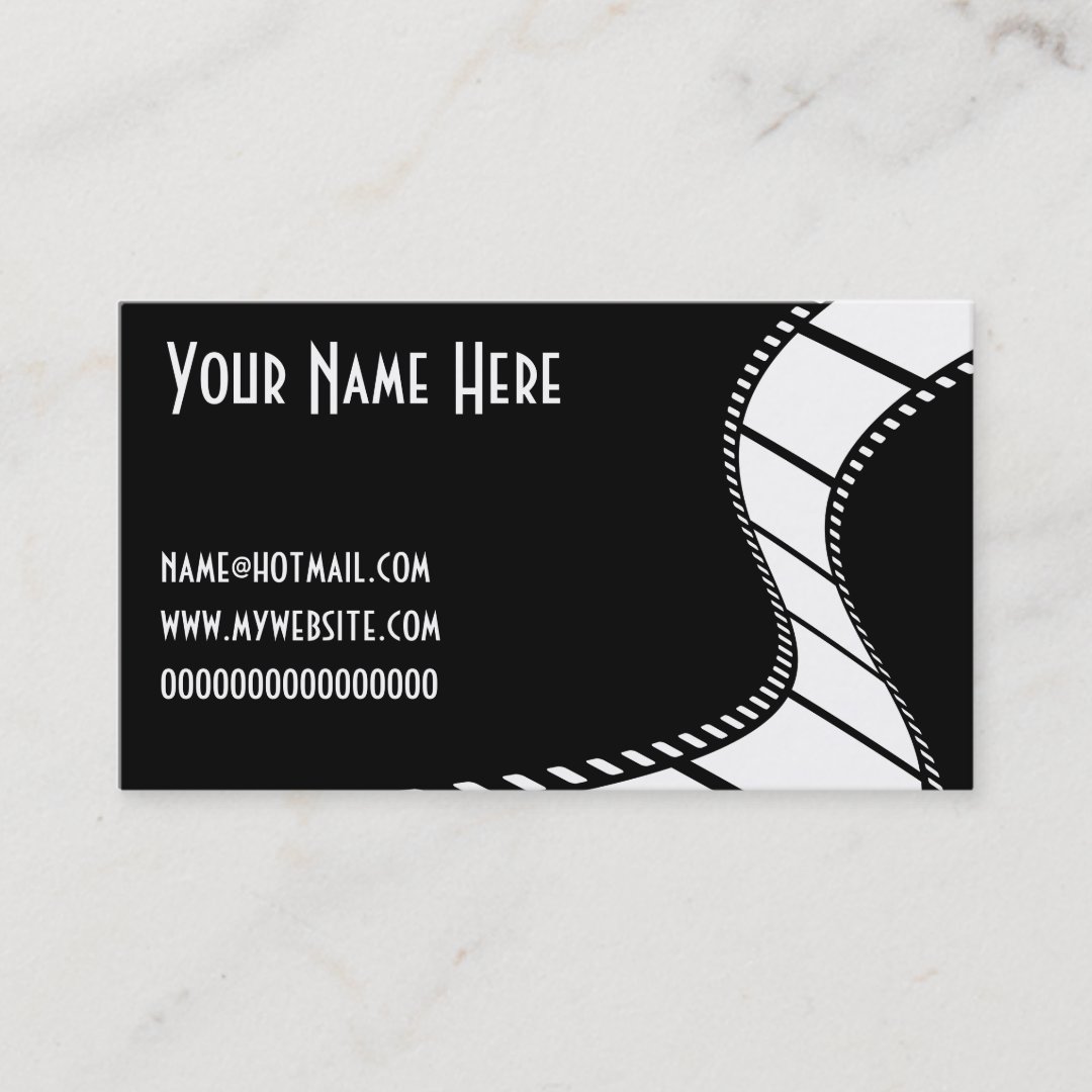 Film Strip Business Card | Zazzle