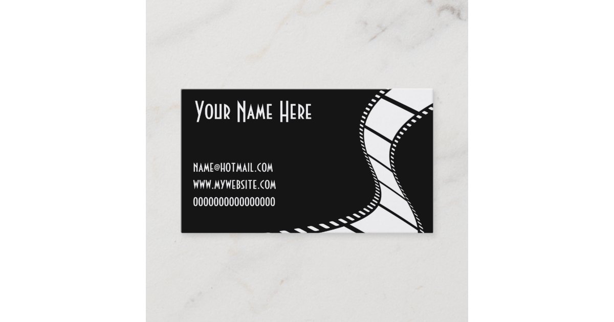 Film Strip Business Card | Zazzle