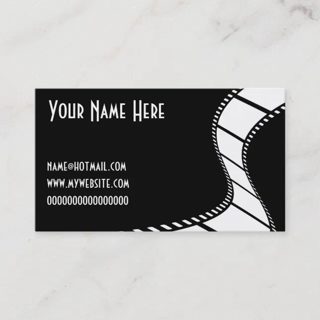 Film Strip Business Card | Zazzle