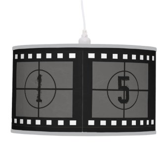 Film Strip Movie Reel Hanging Lamp | Zazzle