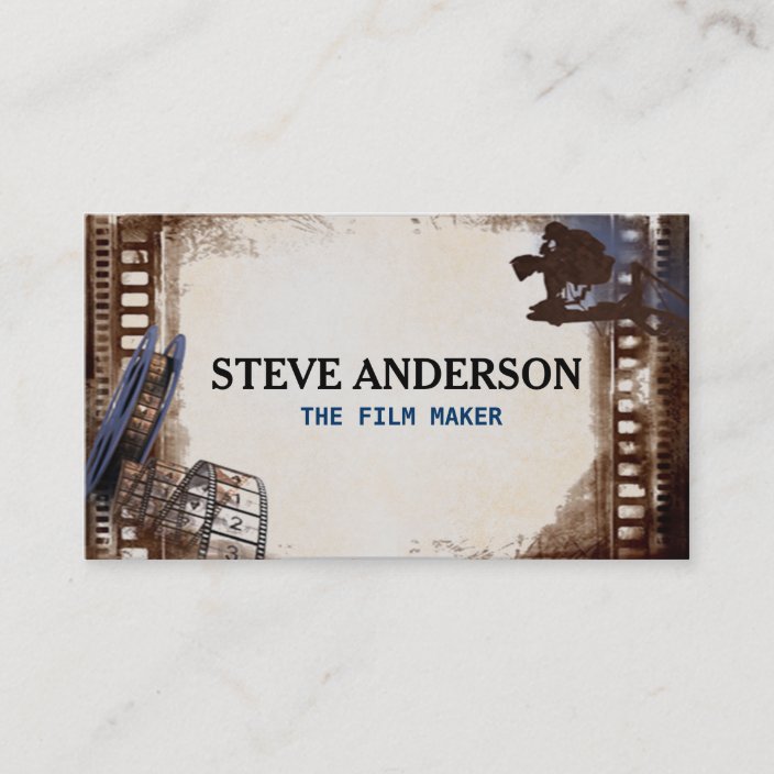 Filming Business Film Director Business Card | Zazzle.com