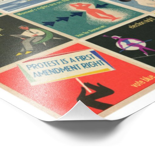 FINAL 24" x 24" VOTE vintage 81 meme poster | Zazzle