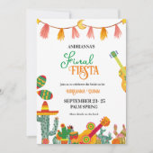 Final Fiesta Bachelorette Weekend & Itinerary Invitation | Zazzle