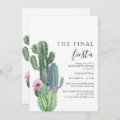 Final Fiesta Bachelorette Weekend Party Itinerary Invitation | Zazzle