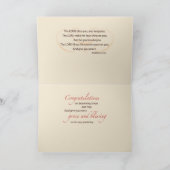 Final Vows Nun Congratulations with Red Candle Card | Zazzle