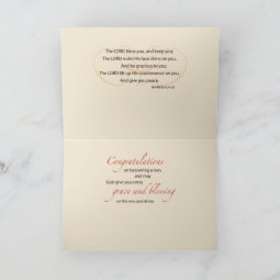 Final Vows Nun Congratulations with Red Candle Card | Zazzle