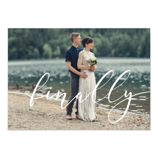 Finally Getting Married | Save the Date Invitation | Zazzle.com
