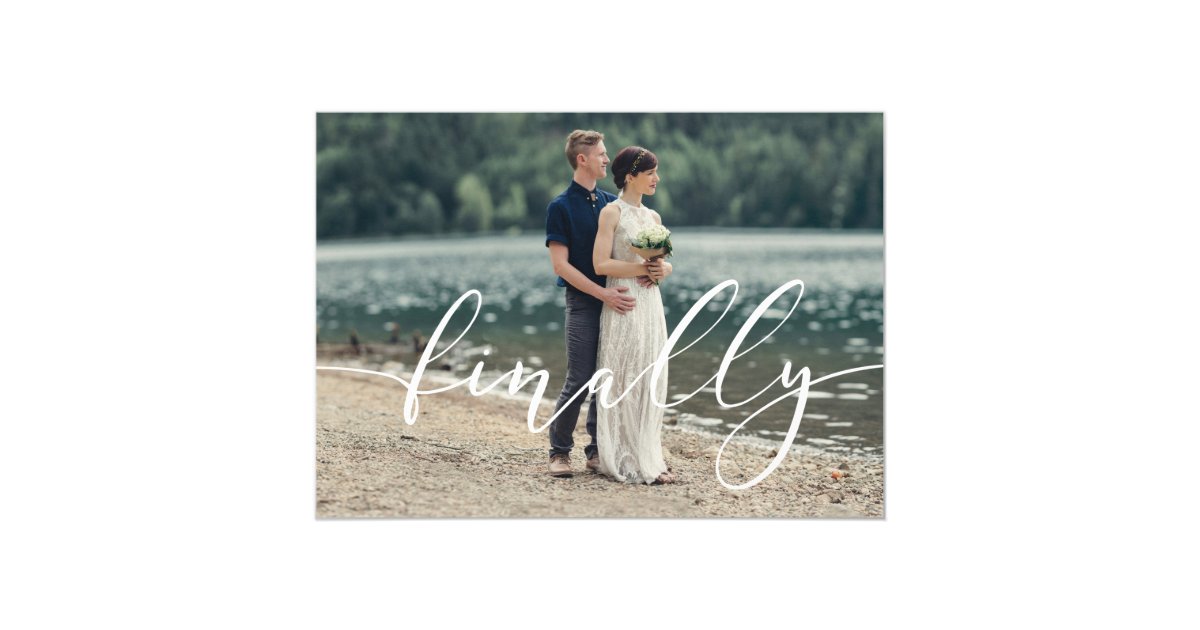 Finally Getting Married | Save the Date Invitation | Zazzle.com