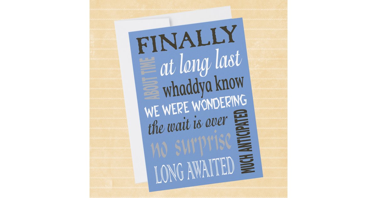 Finally Married your background wedding Invitation | Zazzle