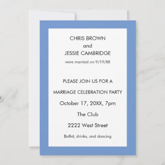 Finally Married your background wedding Invitation | Zazzle